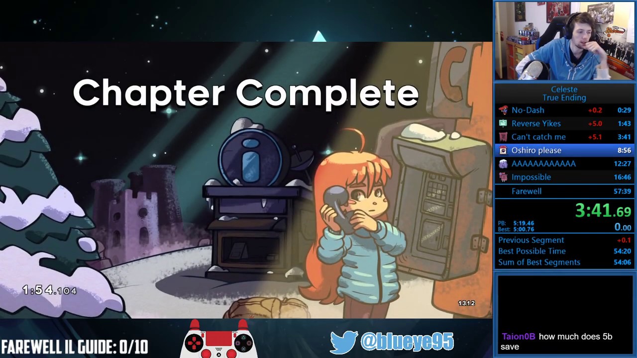 Celeste True Ending Speedrun in 55:28.600 - YouTube