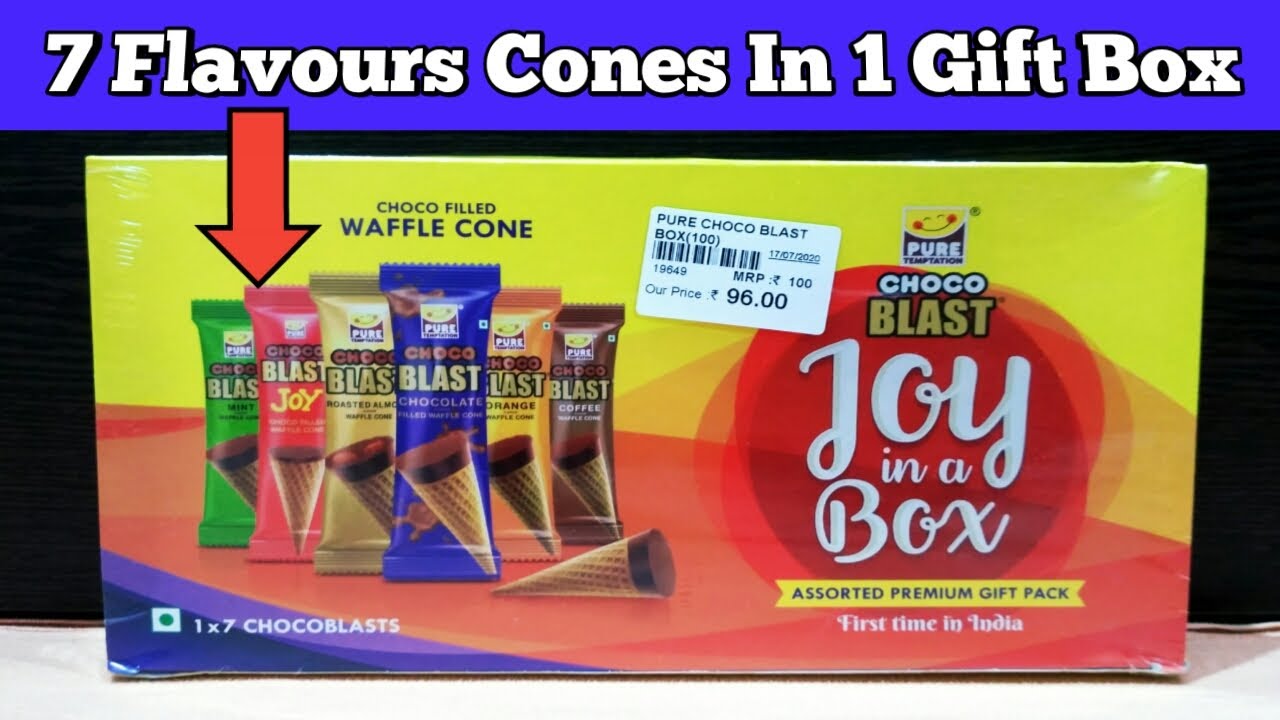 Choco Blast Choco Filled Waffle Cone Gift Pack | Pure Temptation ...