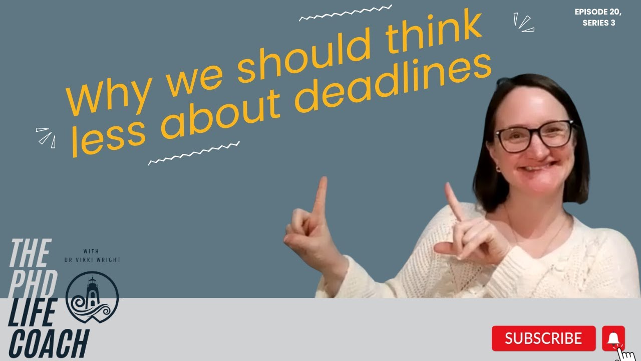 Why we should think less about deadlines (and what we should do instead ...
