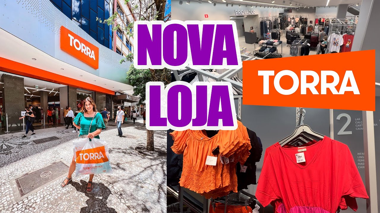 TOUR pela *NOVA LOJA TORRA* em CURITIBA - YouTube