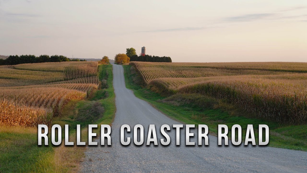 Roller Coaster Road - Best Country Road In Iowa - YouTube