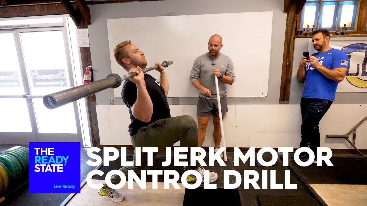 Split Jerk Motor Control Drill - YouTube