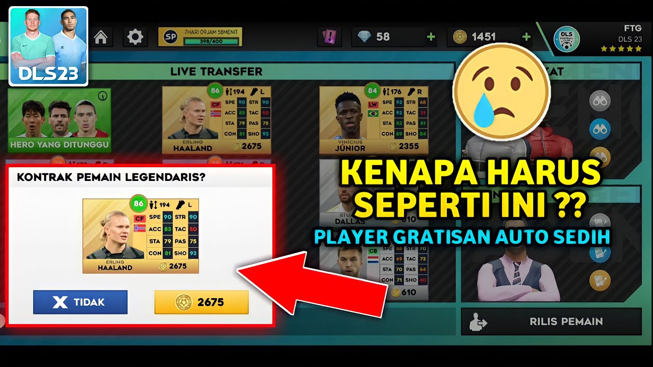 KECEWA !! SISTEM LIVE TRANSFER DI DLS 23 SUDAH DI GANTI OLEH DEVELOPER ...