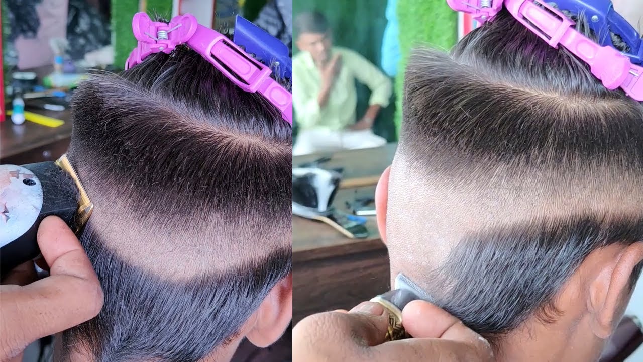 amazing men hair cutting tutorial hair transformation - YouTube