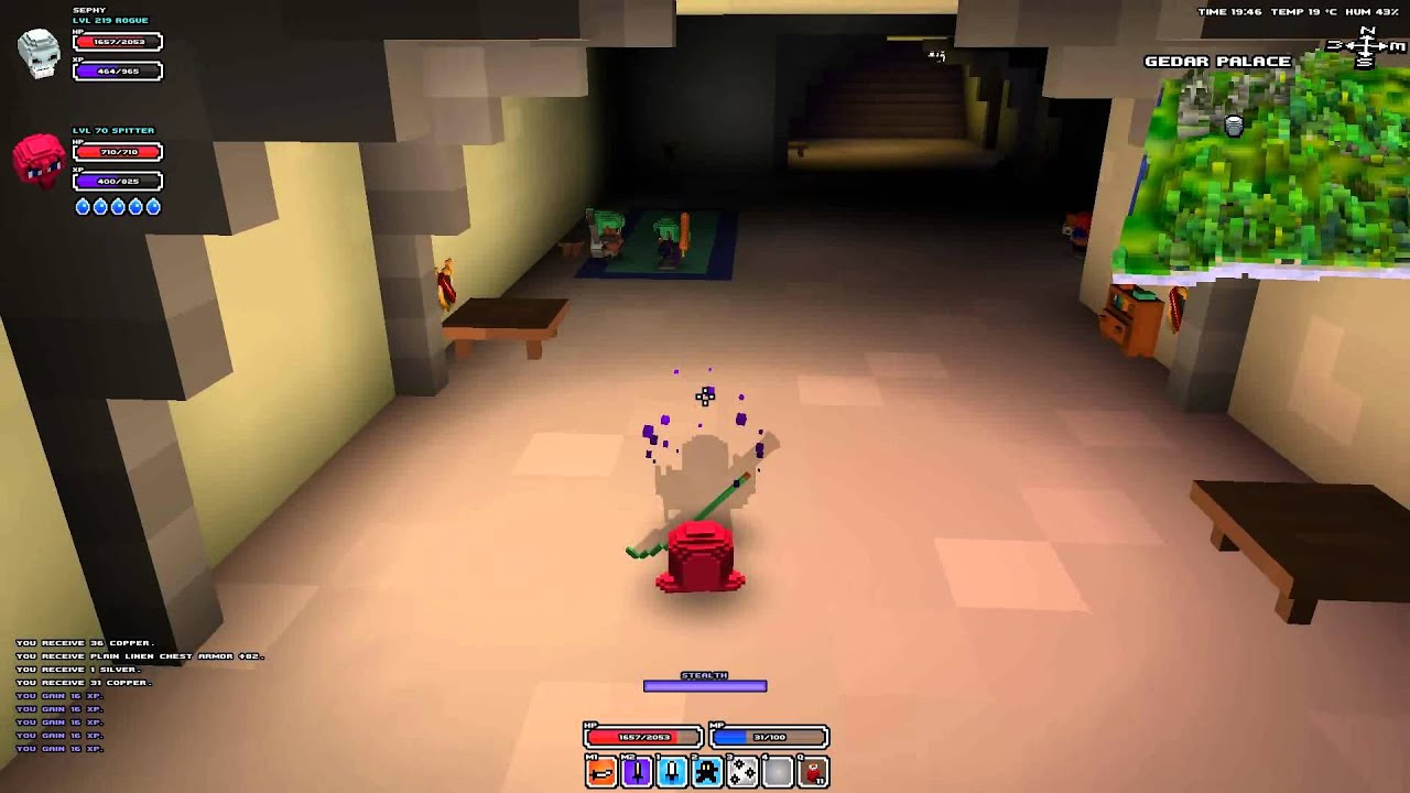 Cube world - High Level Ninja Dungeon Gameplay - YouTube