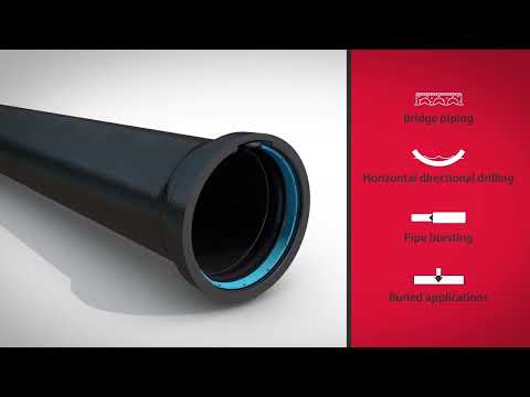 U.S. Pipe HDSS Restrained Joint Ductile Iron Pipe for pipeline resiliency.
