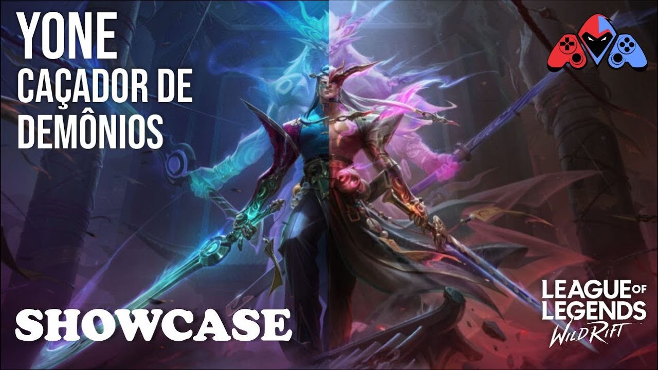 YONE CAÇADOR DE DEMÔNIOS LOL LEAGUE OF LEGENDS: WILD RIFT SKIN ...