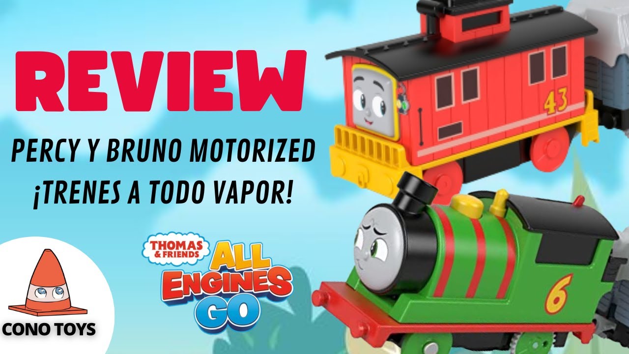Review Thomas & Friends | All engines go ¡Percy y Bruno Motorized ...