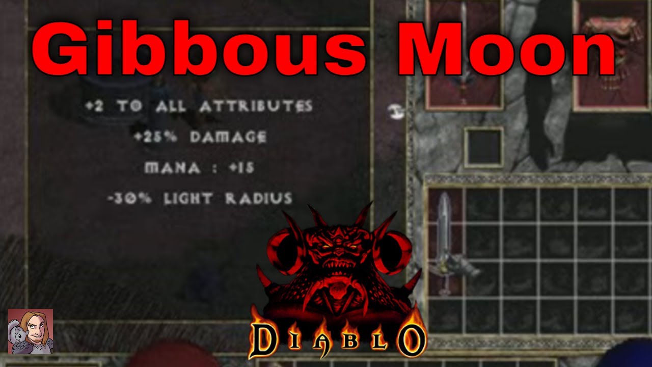 Diablo 1 Unique Items (Gibbous Moon) - YouTube