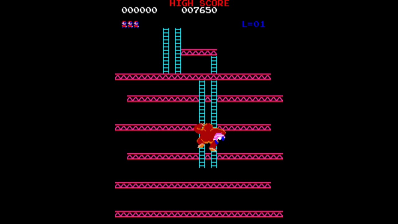 Donkey Kong (1981) - Arcade Games - MAME - YouTube