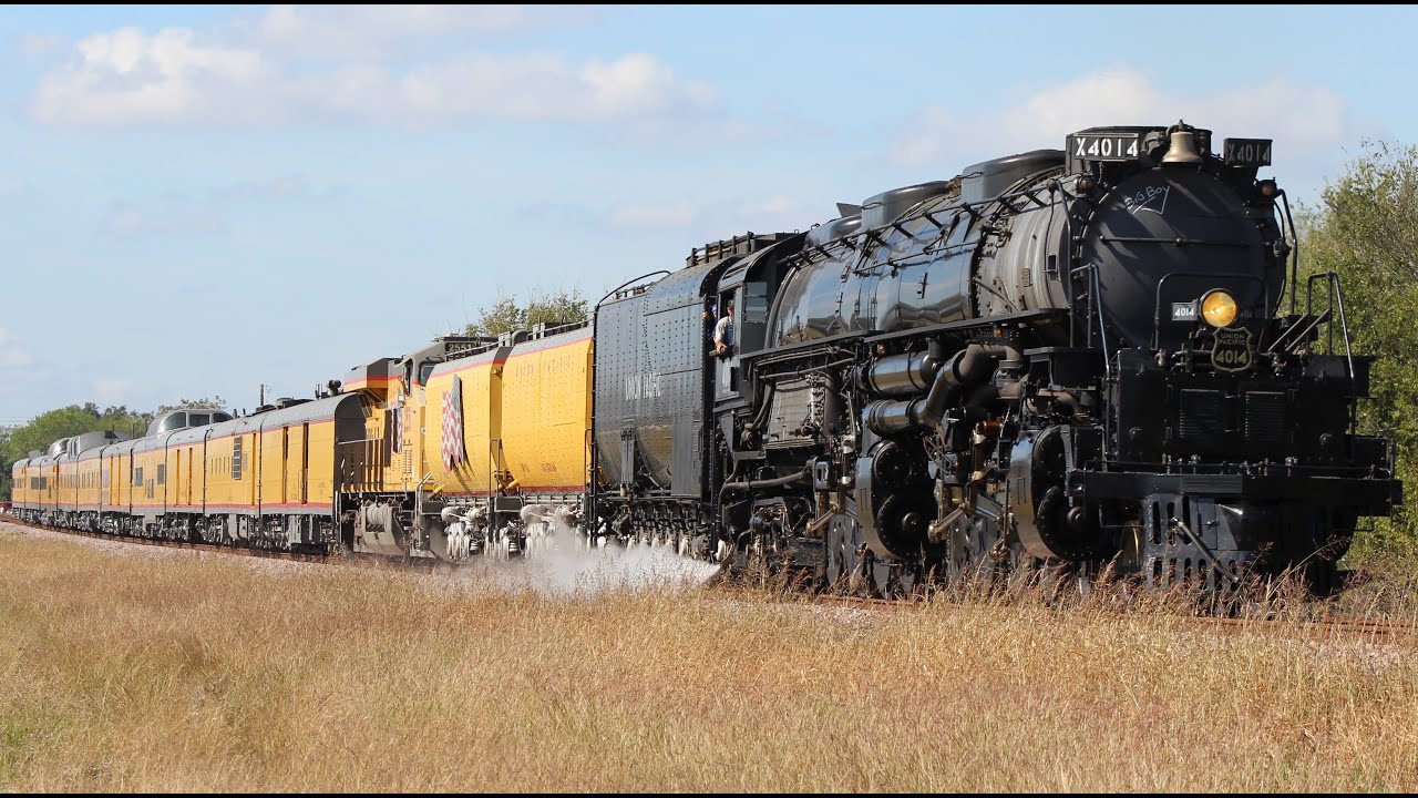 UP 4014 in Texas - YouTube