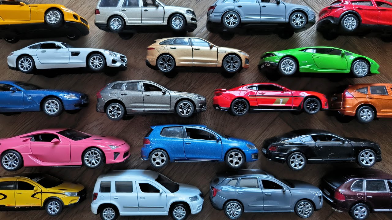 Car Collection Consisting of Different Brands || Learn Car Logos With ...