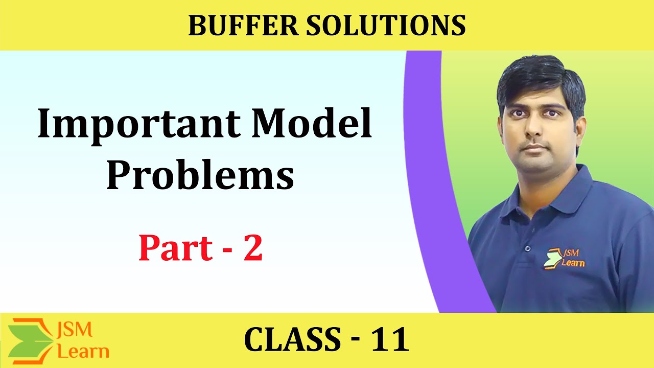 Buffer solutions problems-2(Buffer Solutions-9) - YouTube