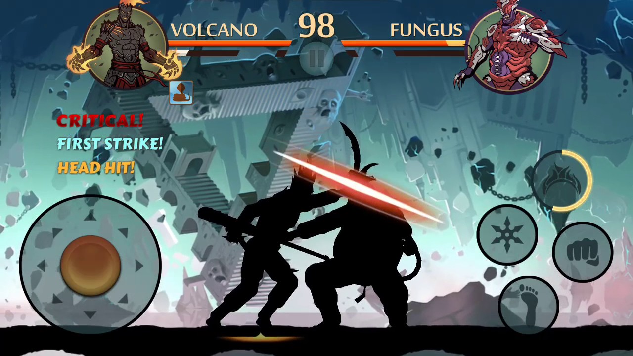 Shadow Fight 2 VOLCANO VS All Raid Boss - YouTube