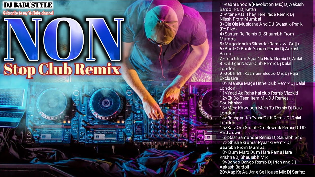 Non stop Club Remix | Bollywood hindi Song club Remix | 90s DJ Gaana ...