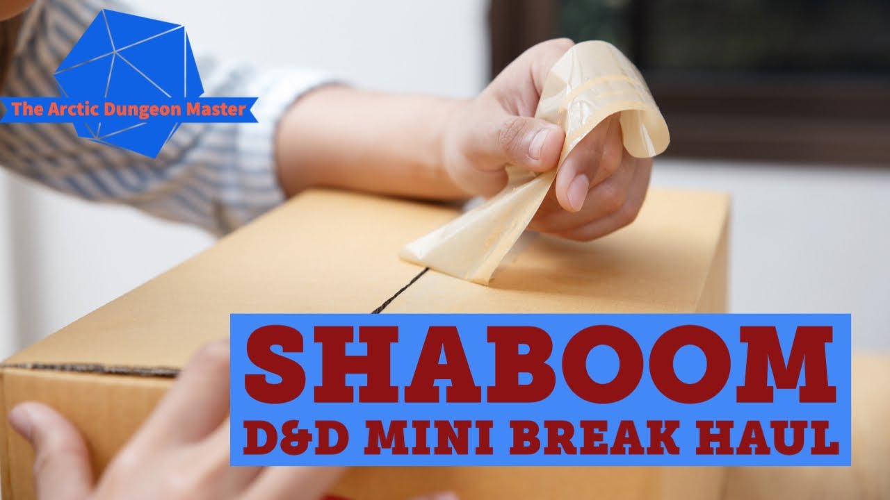 Shaboom D&D Mini Brick Break Haul Unboxing Arctic Dungeon Master - YouTube