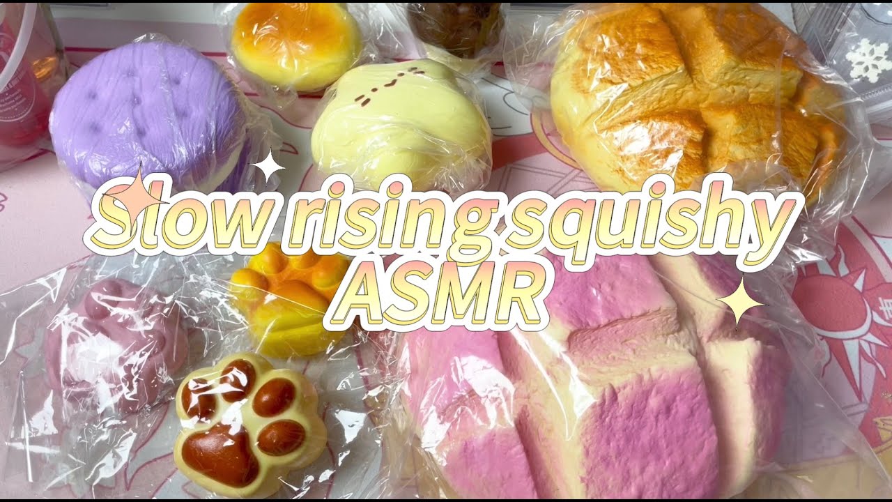 Slow Rising Squishy Collection ASMR || Amy Squishy💕 - YouTube