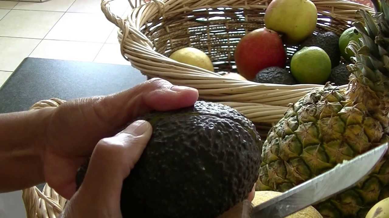 avocado ripe? or over ripe? - YouTube
