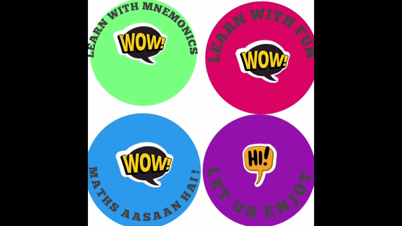 LEARN WITH MNEMONICS..LEARN WITH FUN - YouTube