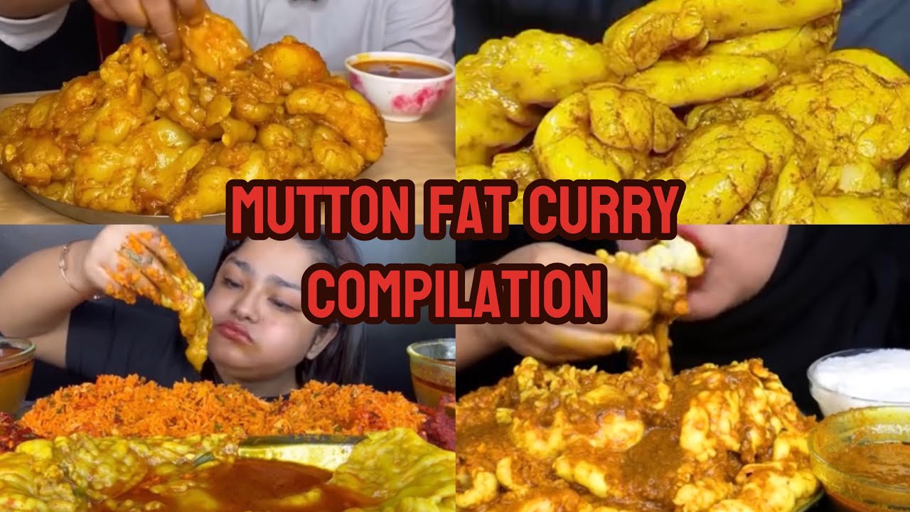 Mutton Fat Curry Mukbang Compilation | 2x speed - YouTube