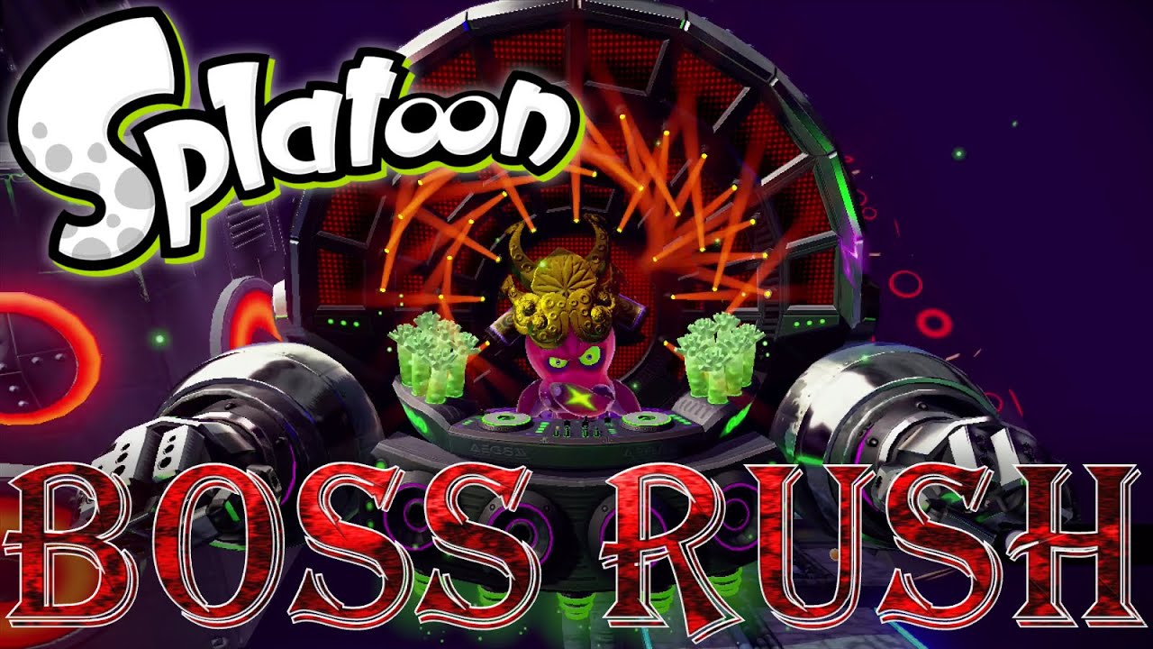 Splatoon - Boss Rush (All Boss Fights) - YouTube