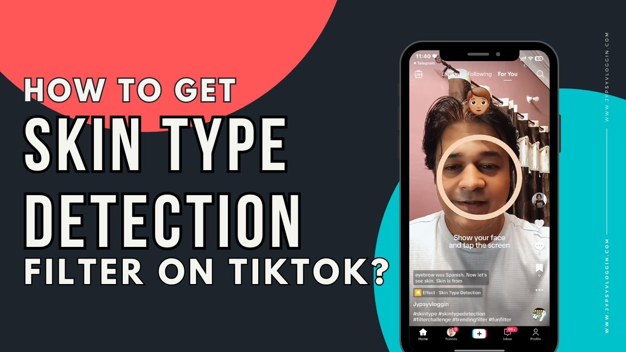 How to get Skin Type Detection Filter on TikTok - YouTube