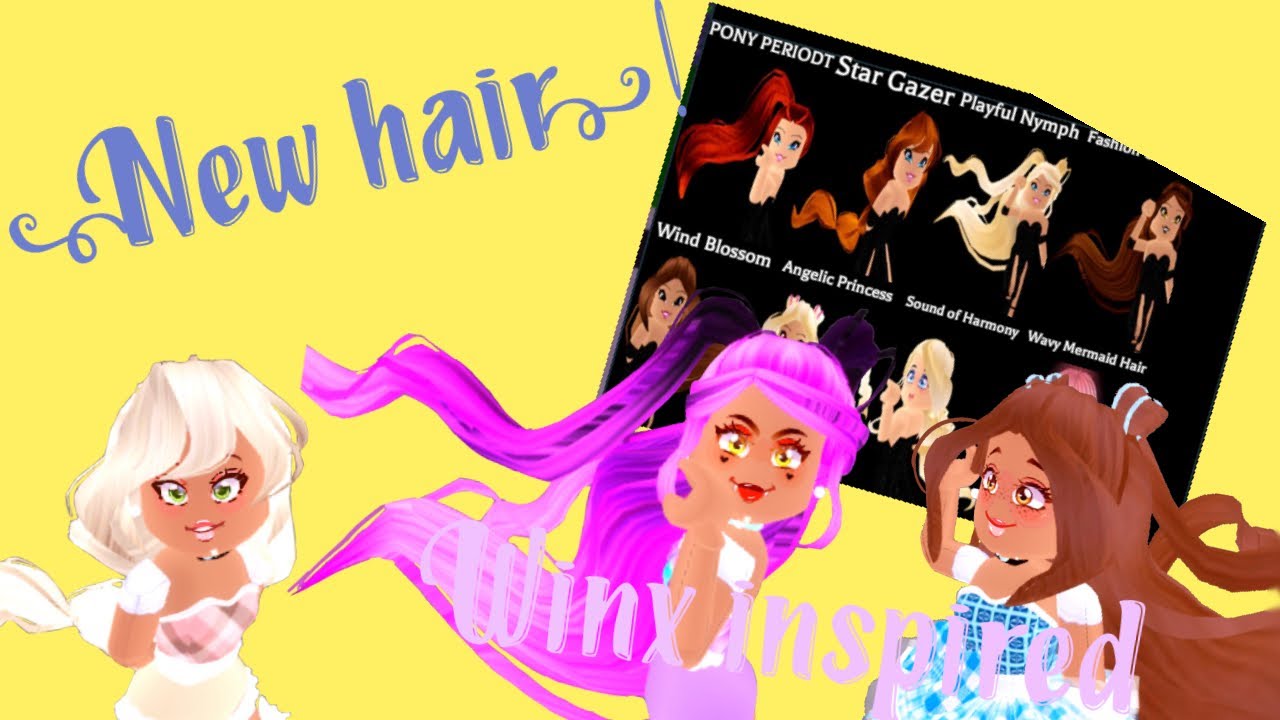 NEW HAIR|ROYALE HIGH HAIR REVIEW - YouTube