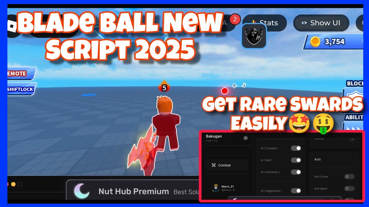Roblox || Blade Ball Script || Best Script Auto Click and more 🤑 get ...