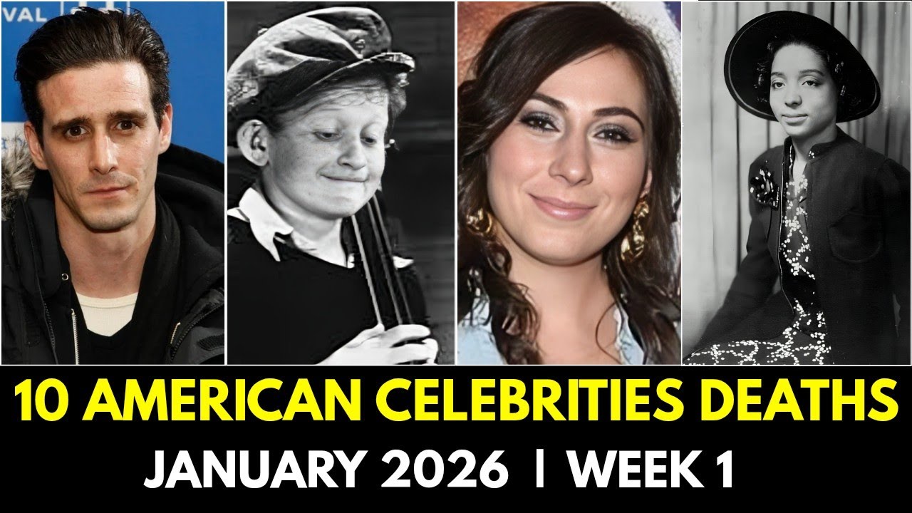 10 American Celebrities Who Died This Week | January 2026 #1 | Actors ...