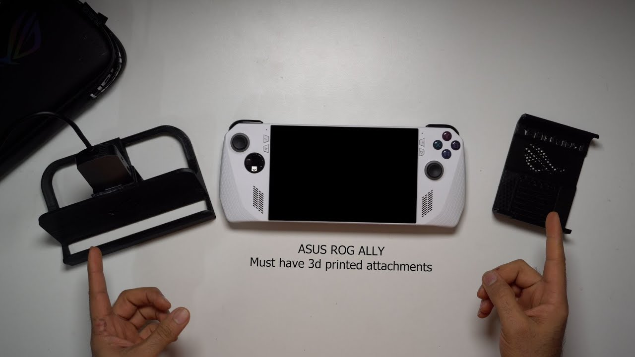2 ASUS ROG ALLY Must have 3d printed attachments!! - YouTube