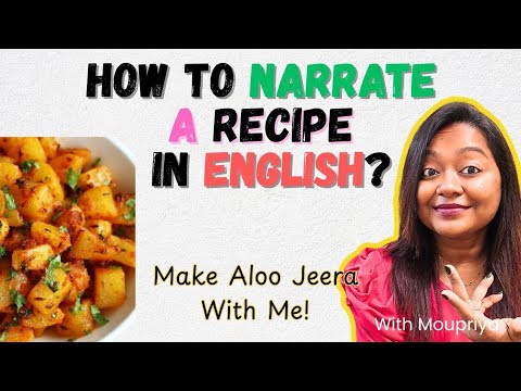 Learn How To Narrate a Recipe Fluently & Confidently In English ️ ️ ...