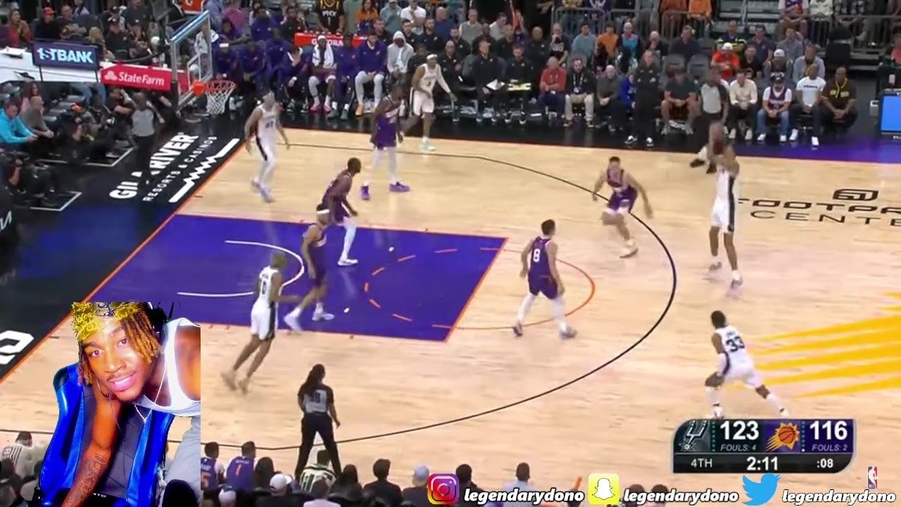 ALMIGHTY VIC! Reacting To SPURS at SUNS 2023 NBA Full Game Highlights ...