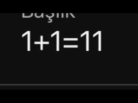 1+1=11 - YouTube