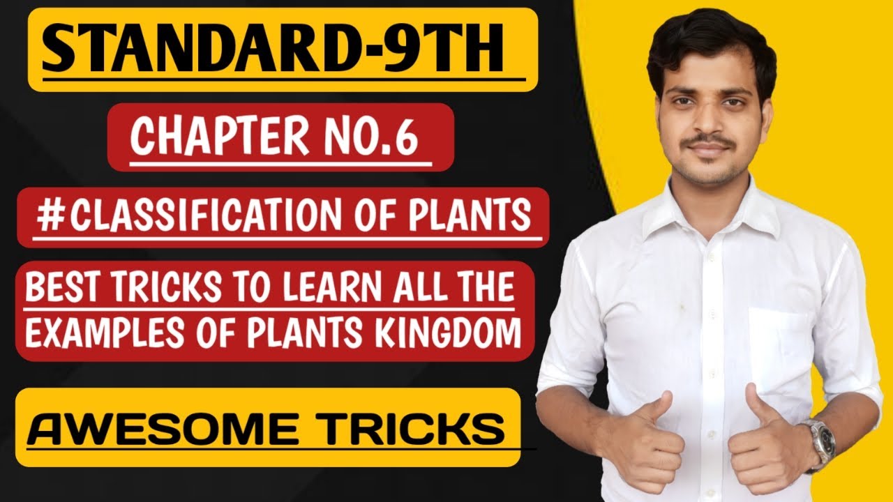 9th Science-2 | Chapter No. 6 | Classification Of Plants 🌱 | Lecture No ...