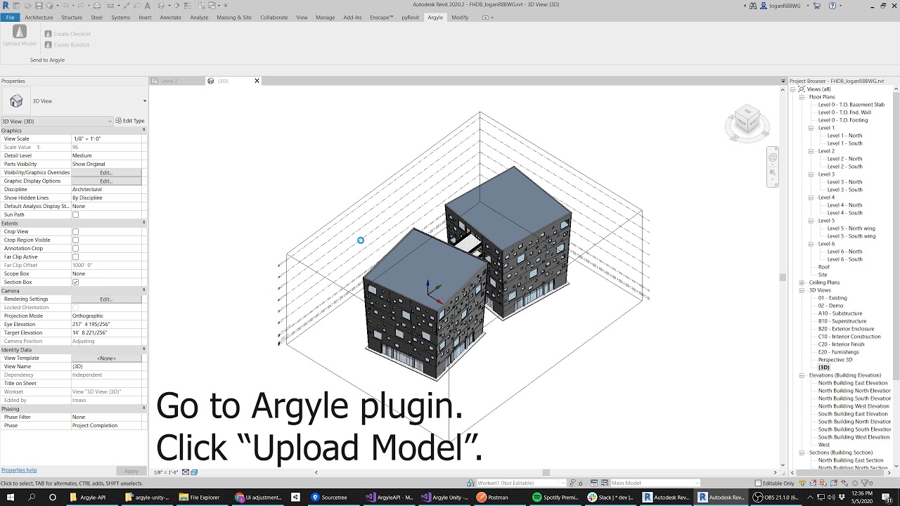 BIM to Augmented Reality - Argyle Revit Plugin Tutorial - YouTube