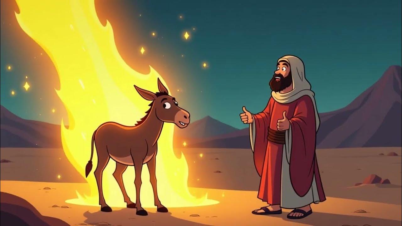 Balaam and His Talking Donkey | Bible Story for Kids - YouTube