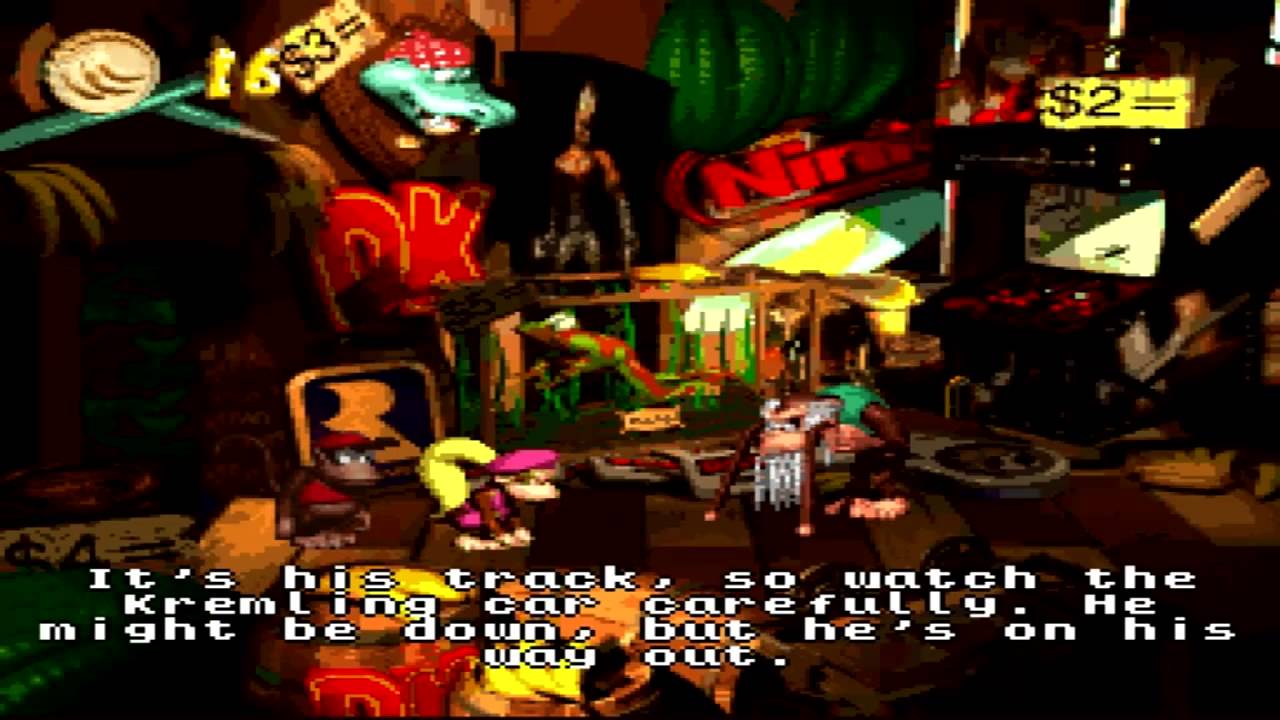 Donkey Kong Country 2 Krazy Kremland's Cranky Kong - YouTube