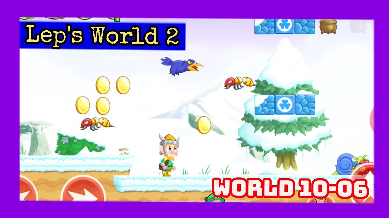Lep's World 2 - World 10 Nível 06 Gameplay 4K 60fps - YouTube
