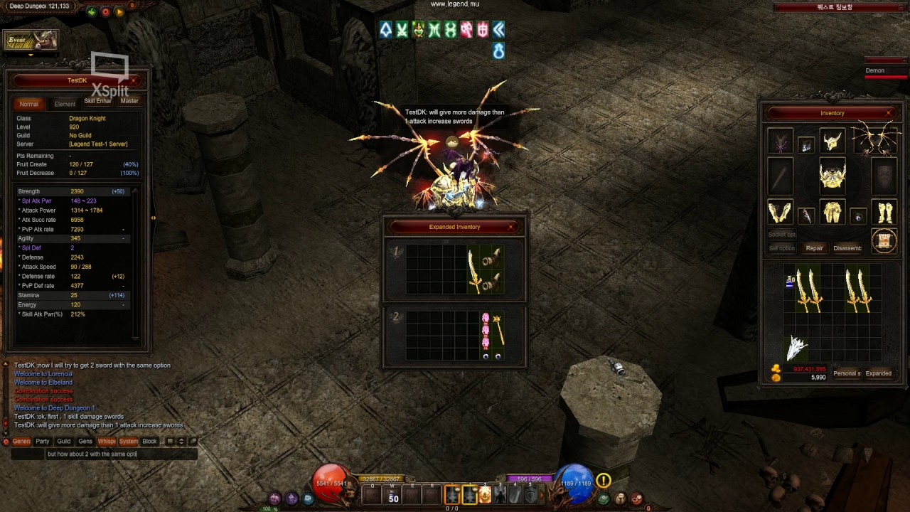 [Mu online season 12] When will we use Skill Damage seed ? - YouTube