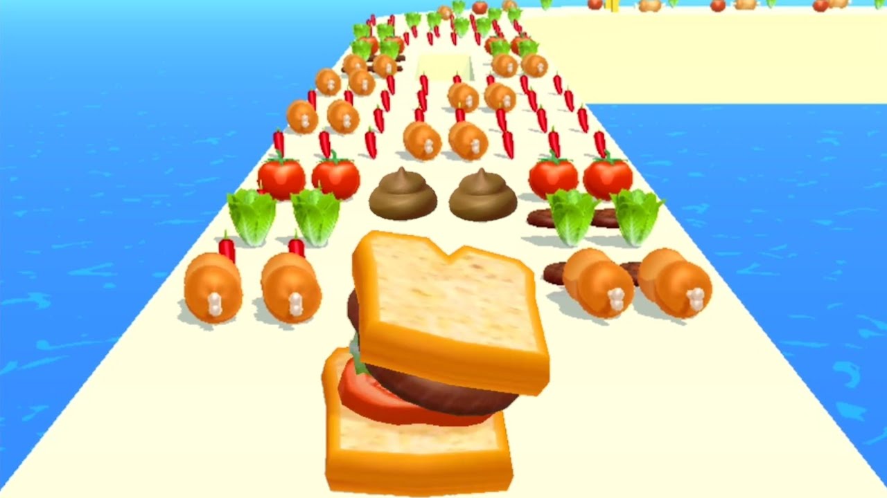 Sandwich Runner - Level Up Max Level, Latest Gameplay (Sandwich ...