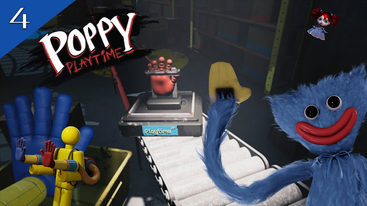 Poppy Playtime , Horror Game - EP 4 - YouTube