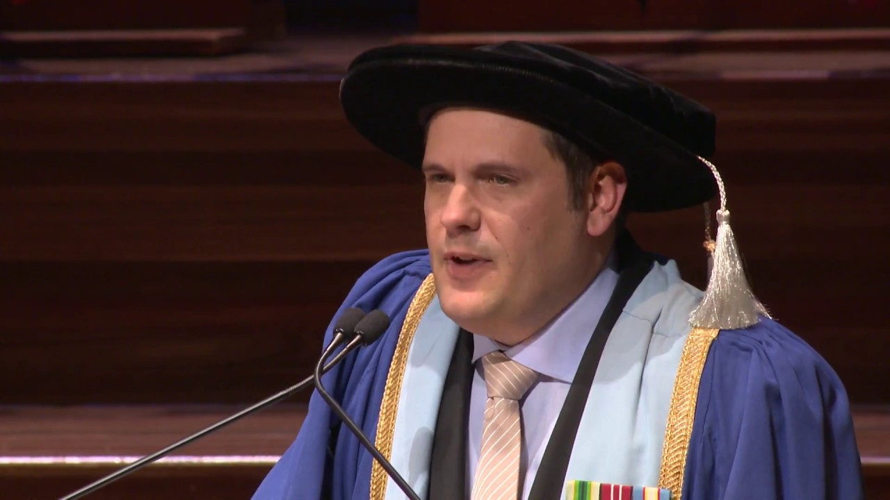 Dr David Mitchell - 17 May 2018 4pm Graduation Address - YouTube