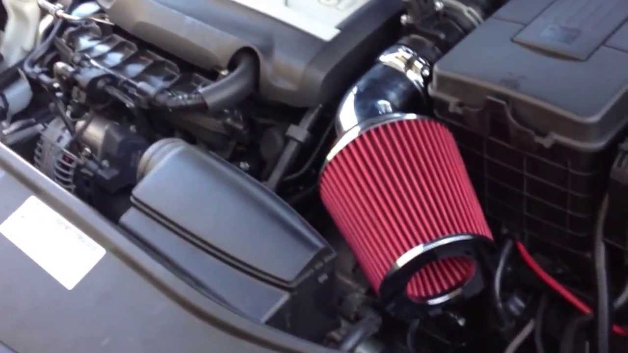 Home built intake on 2.0tsi Vw cc. - YouTube