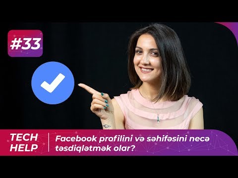 Facebook profilini və səhifəsini necə təsdiqlətmək olar? | Tech-Help #33