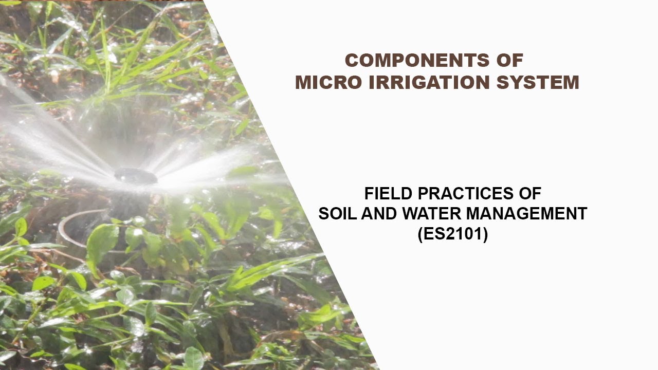 Components of Micro Irrigation System - YouTube