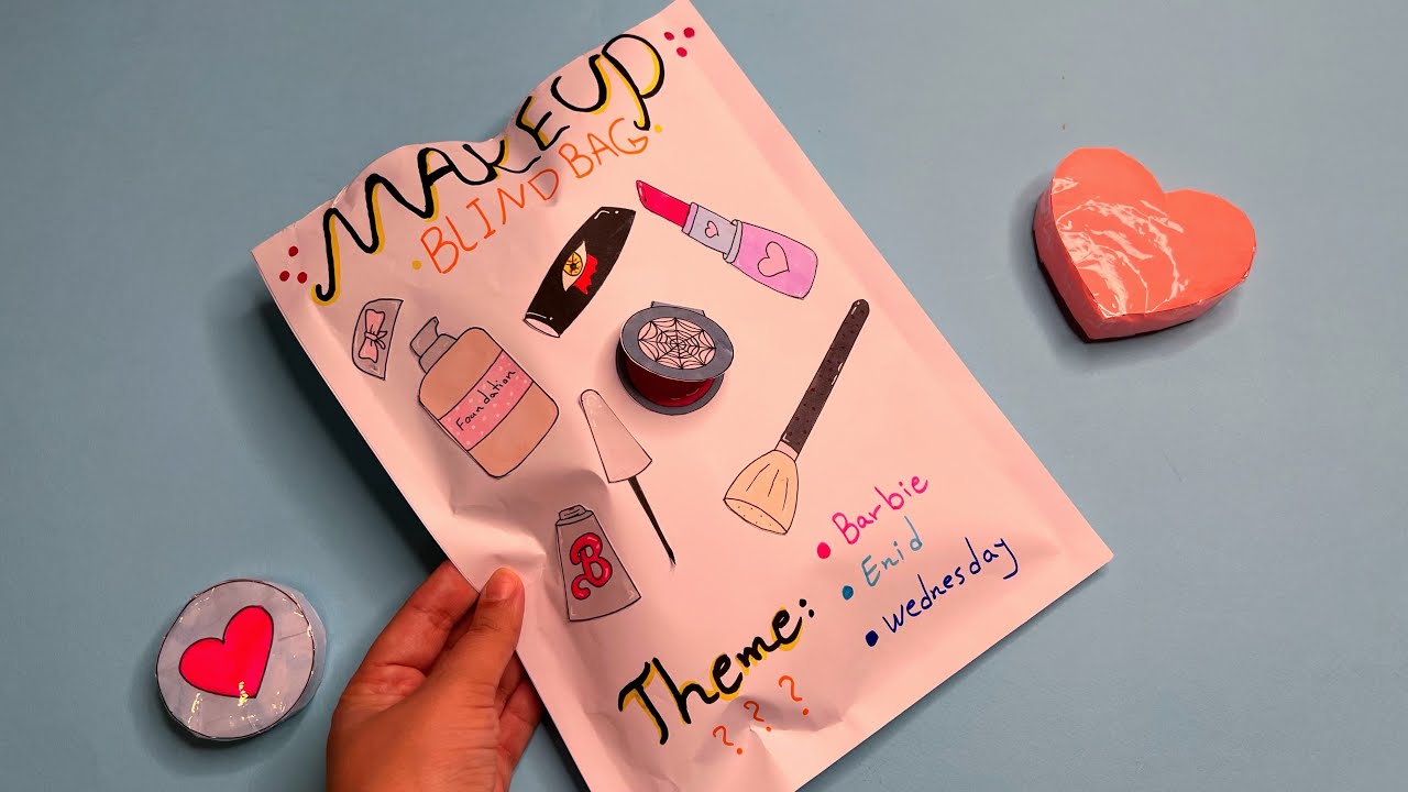 MAKEUP BLIND BAG UNBOXING! (PAPER CRAFT)💋💄💋 - YouTube