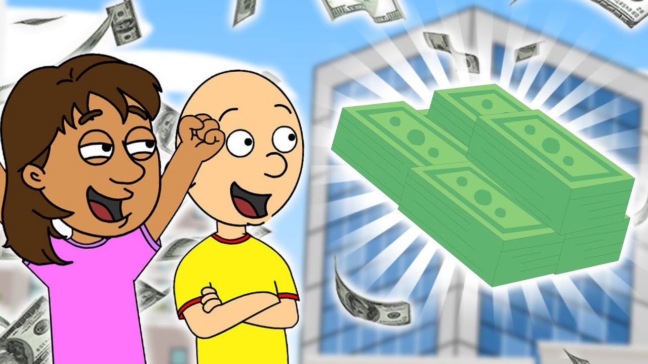 Caillou & Dora Steal Money From Boris' Workplace/Arrested - YouTube