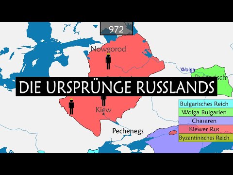 Die Ursprünge Russlands - Zusammenfassung auf einer Karte