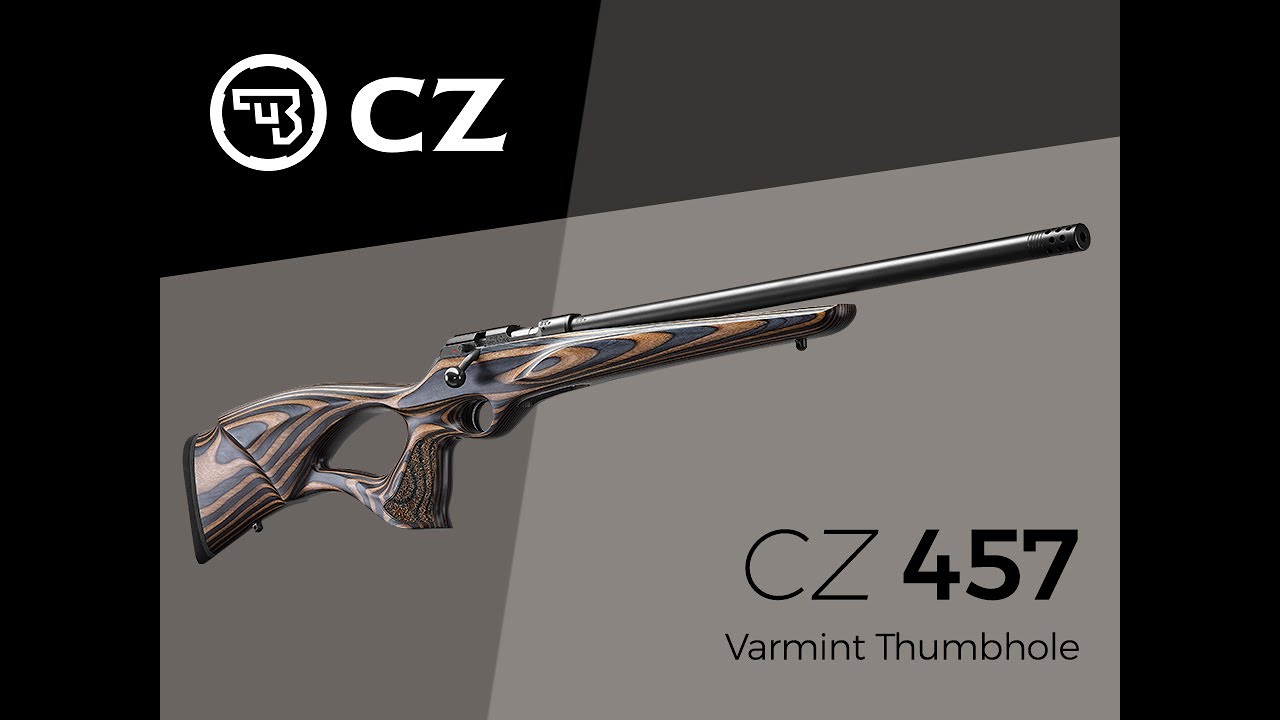 CZ 457 Varmint Thumbhole - YouTube