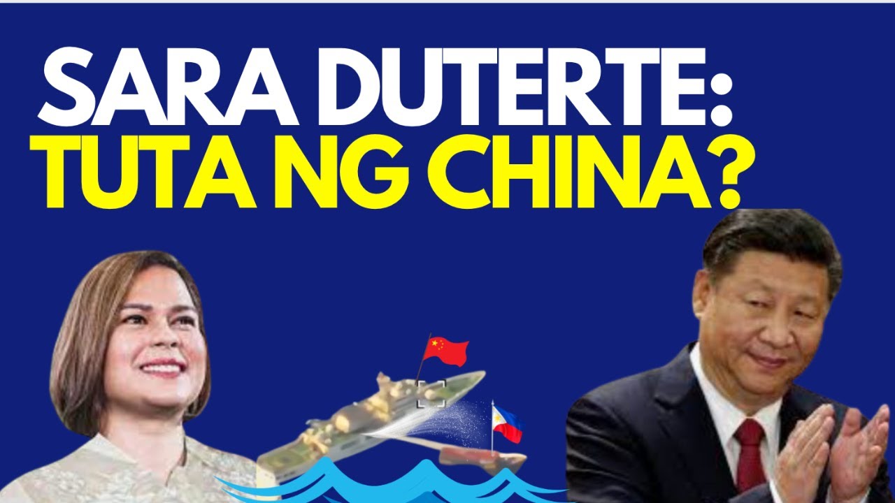 SARA DUTERTE: TUTA NG CHINA? - YouTube